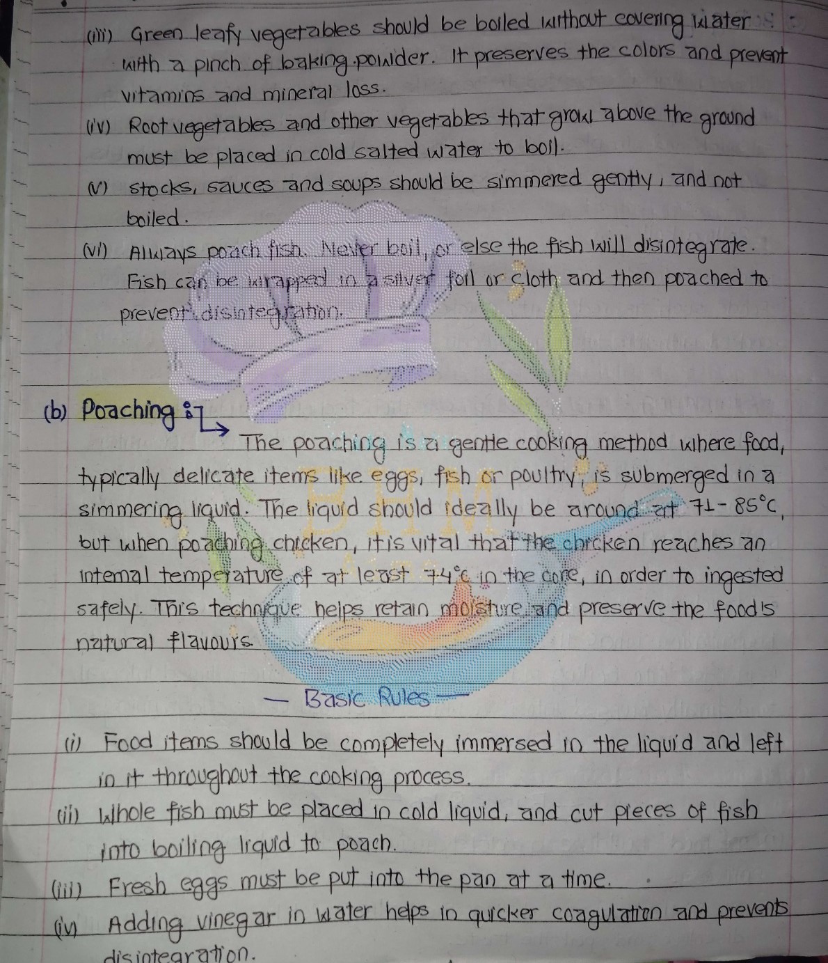 Principles of Cooking - Food Production Notes for IHM and BHM