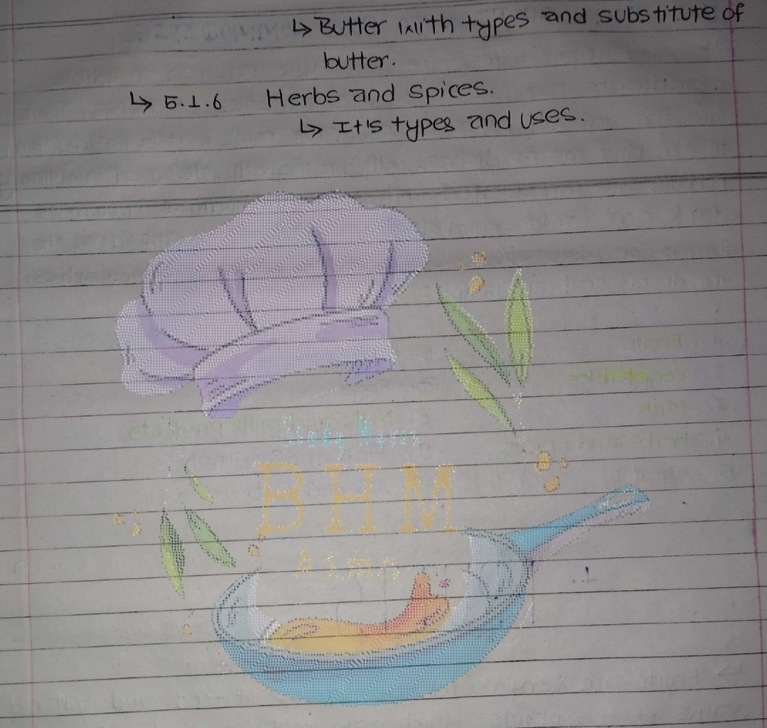 Unit 5: Food Commodities -Food Production Notes for BHM & IHM