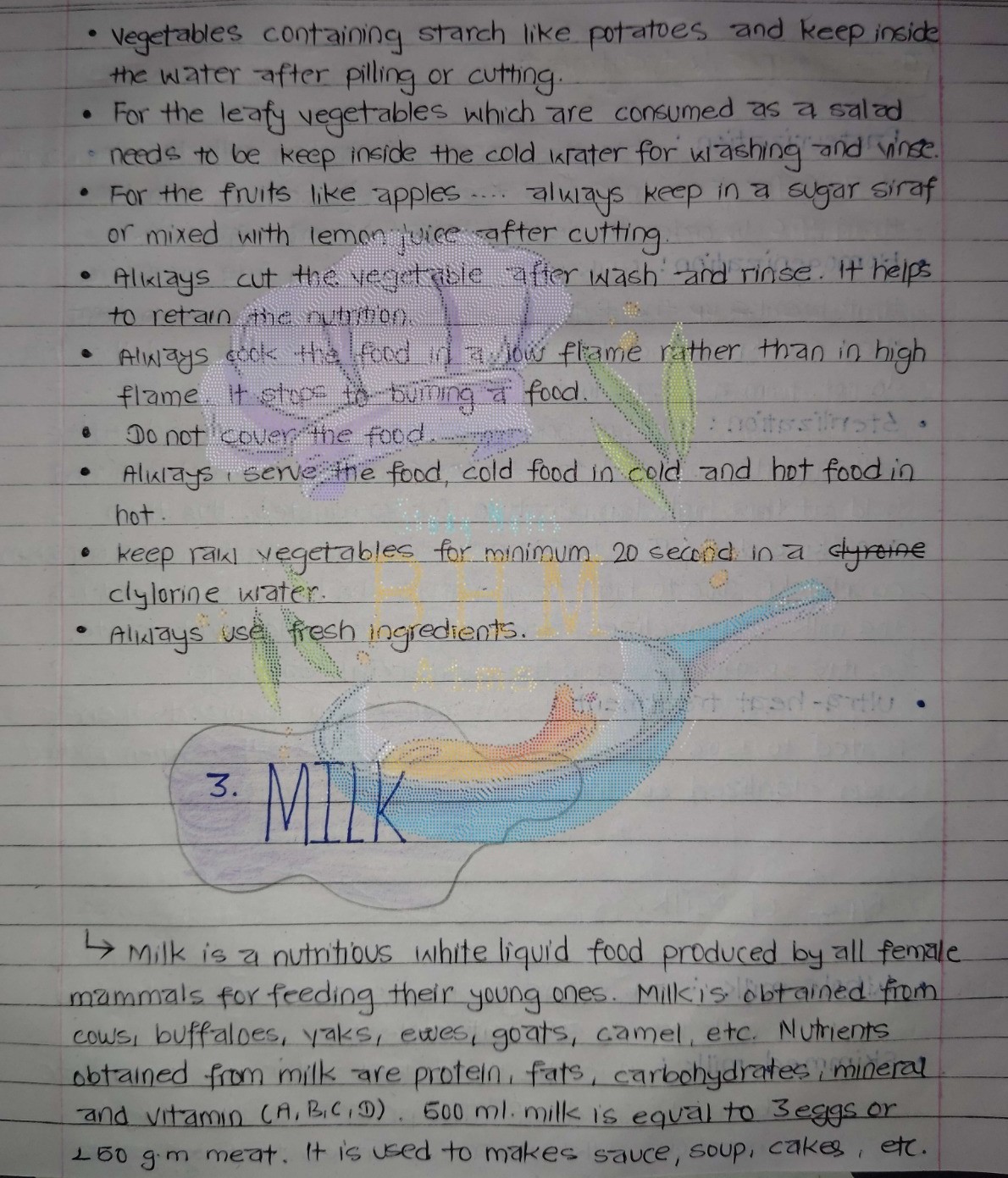 Unit 5: Food Commodities -Food Production Notes for BHM & IHM