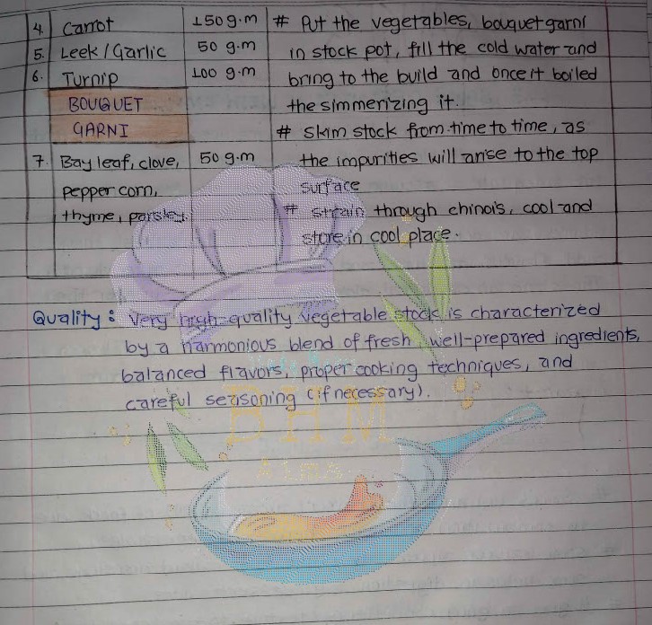 Unit 4: Foundations of Continental Cookery - Study Note BHM & IHM