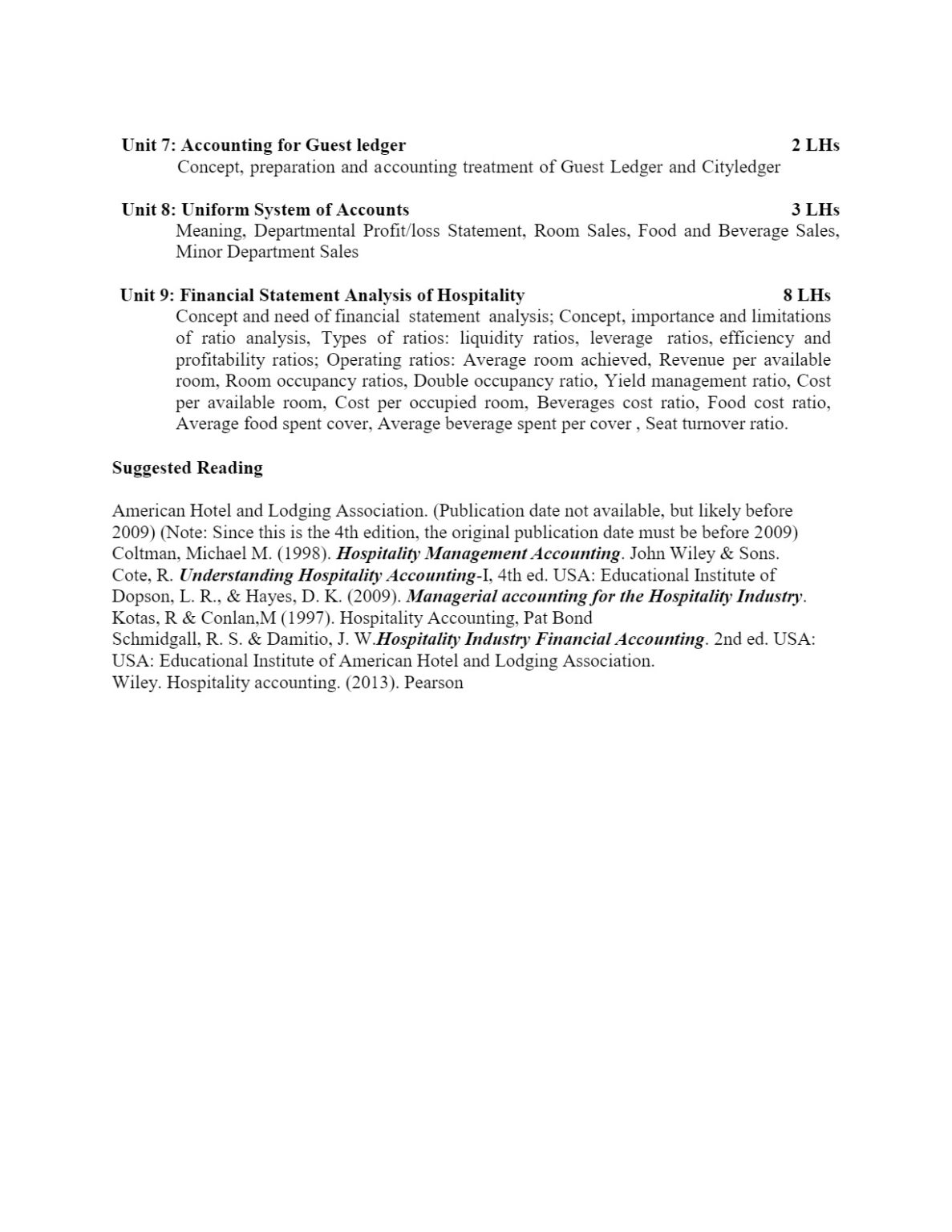 Tribhuwan University (TU) BHM 2nd Semester Updated Syllabus 2024 - New